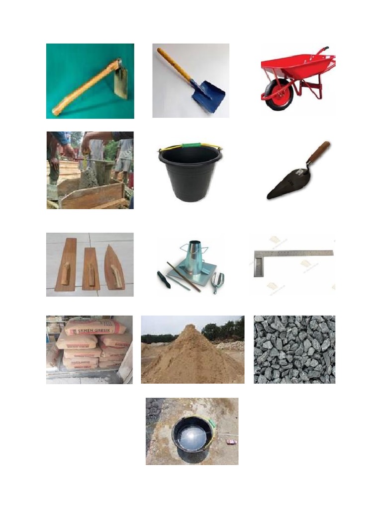 Alat Dan Bahan Praktek Beton Cor | PDF