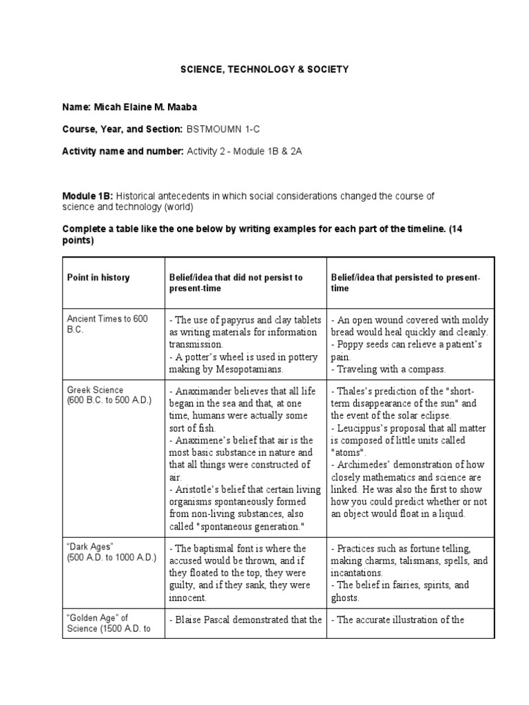 STS - Activity 2 | PDF | Heliocentrism | Universe