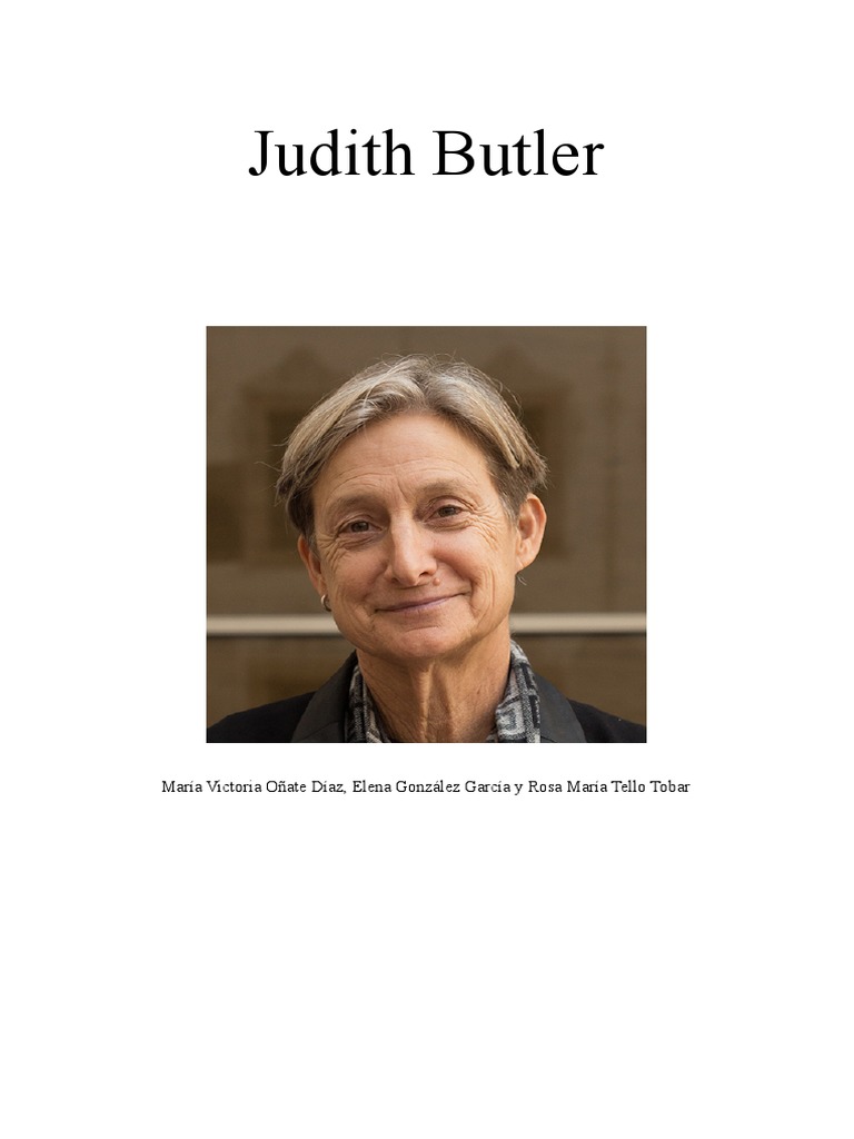 Judith Butler | PDF