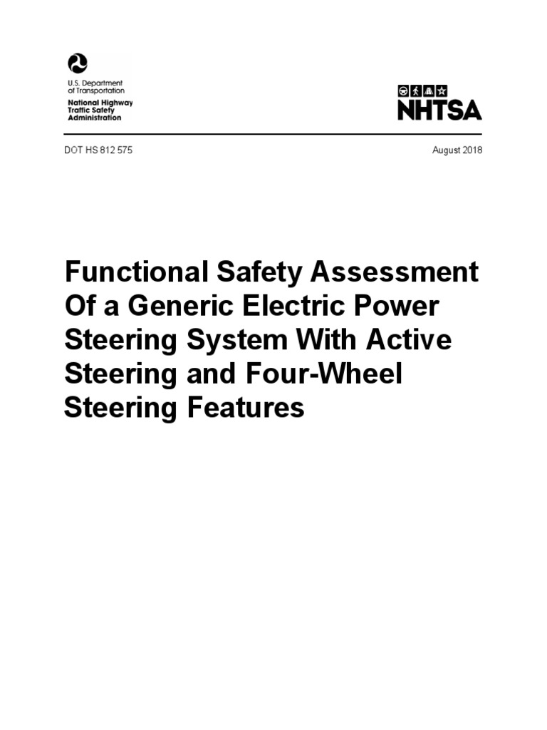 Electric Power Steering Report | PDF | Reliability Engineering | Safety