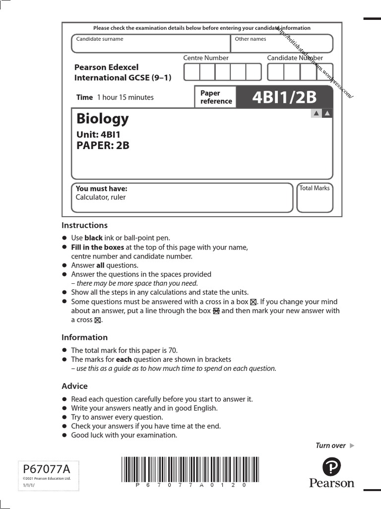 Biology Paper 2 Revision Guide | PDF