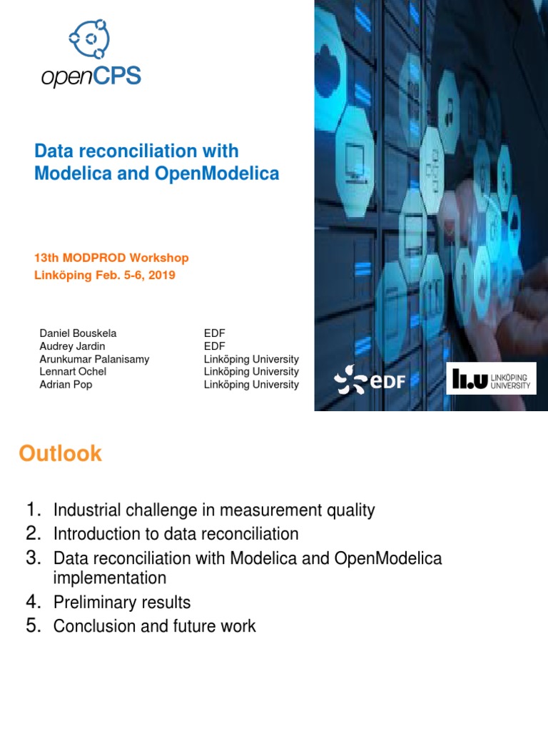 Data Reconciliation with Modelica | PDF | Technology & Engineering