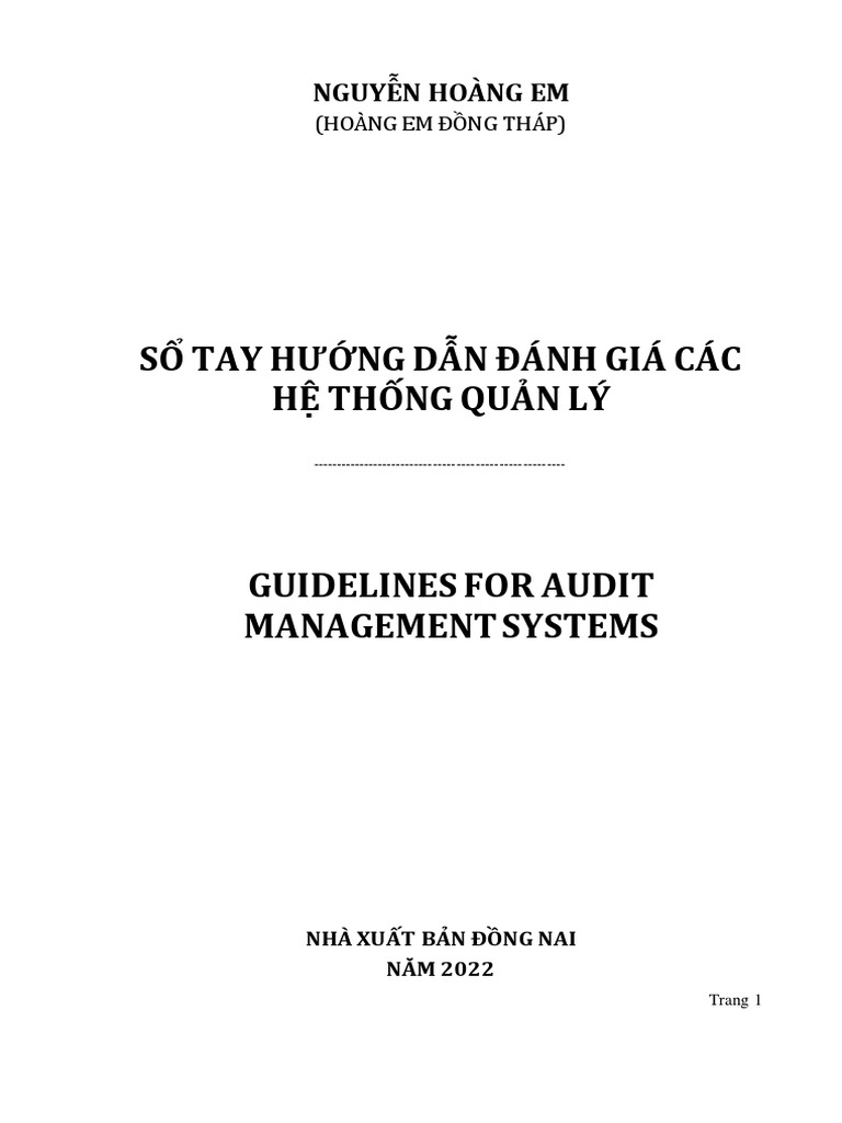 So Tay Huong Dan Danh Gia Quan Ly | PDF