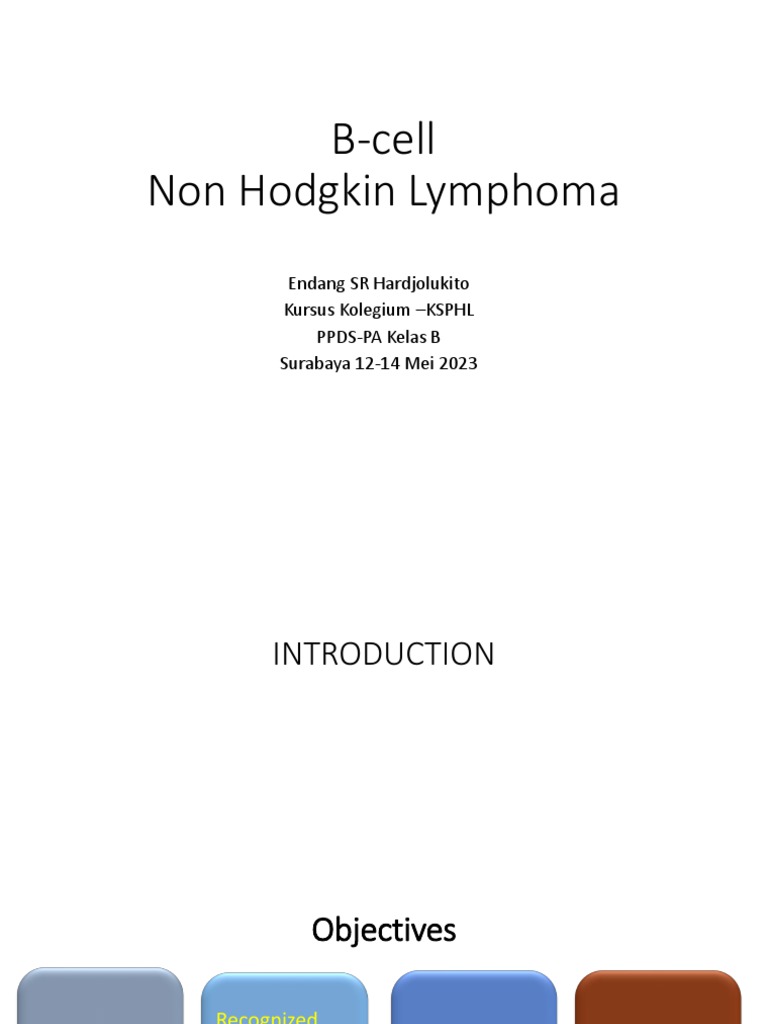 B-Cell Non Hodgkin Lymphoma | PDF