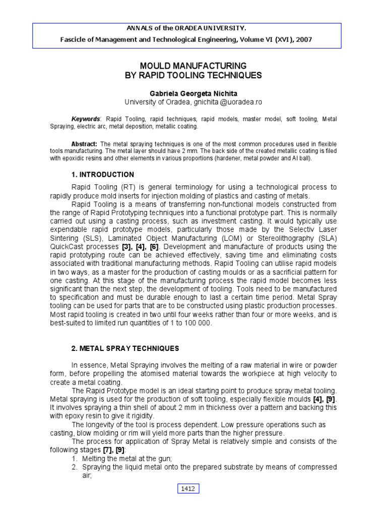 Nichita Gabriela Georgeta 1 | PDF | Casting | Building Engineering