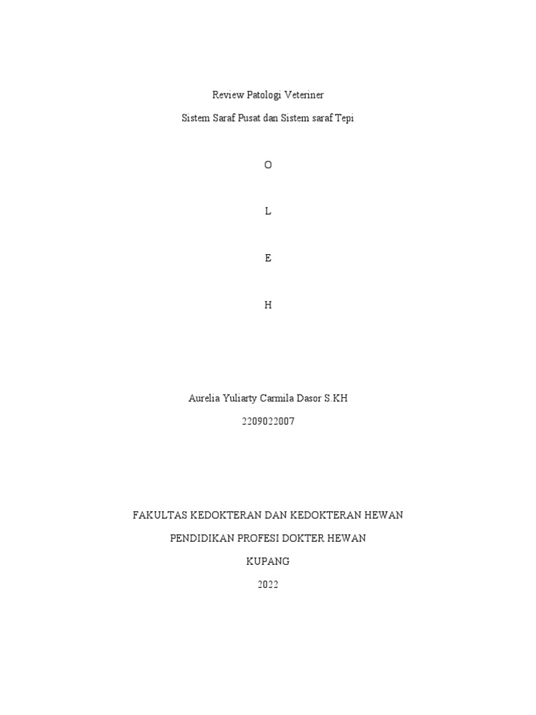 Aurelia Y.C.Dasor - SSP Dan SST | PDF