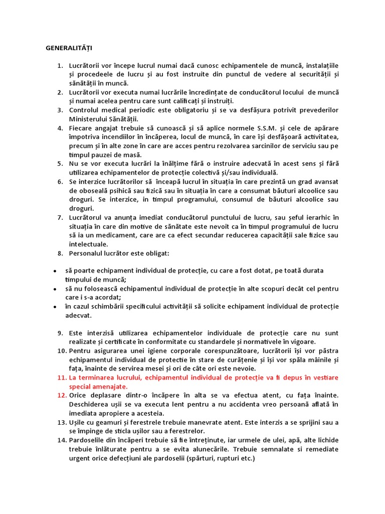 Instructiuni SSM Montator PVC | PDF
