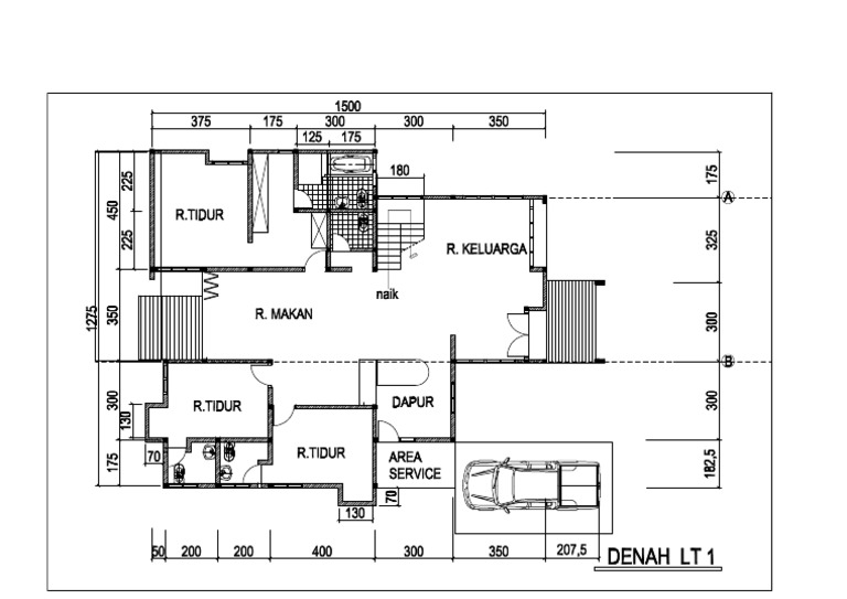 Denah Lt1 Rev Barat | PDF