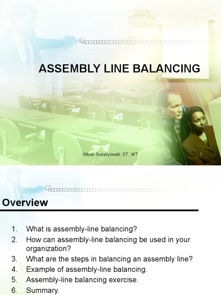 Assembly Line Balancing Modul 2 Pdf