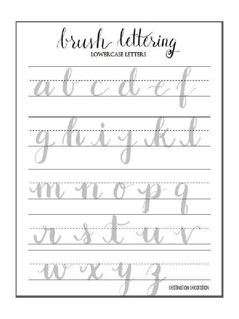 Lettering | PDF
