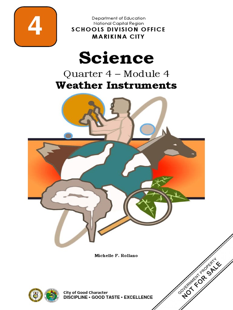 SCI4 - Q4 - M4 - Weather Instruments | PDF | Weather | Sky