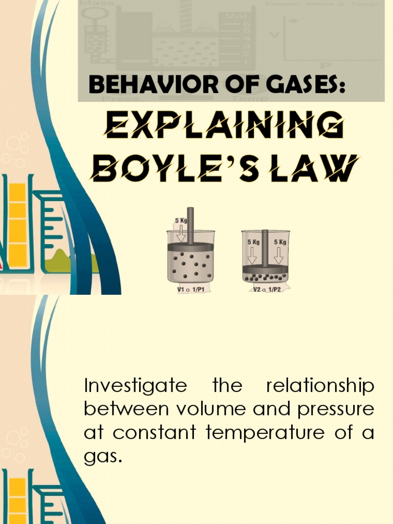 Q4-WEEK 1-Boyle's Law | PDF | Gases | Temperature