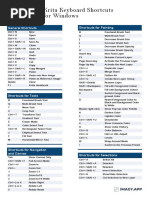 Adobe Illustrator Keyboard Shortcuts Cheat Sheet | PDF | Adobe ...