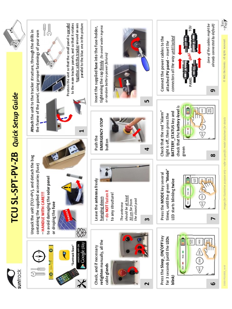 p4q Tcu Quick Setup Guide SL-SPT-PV-ZBD | PDF