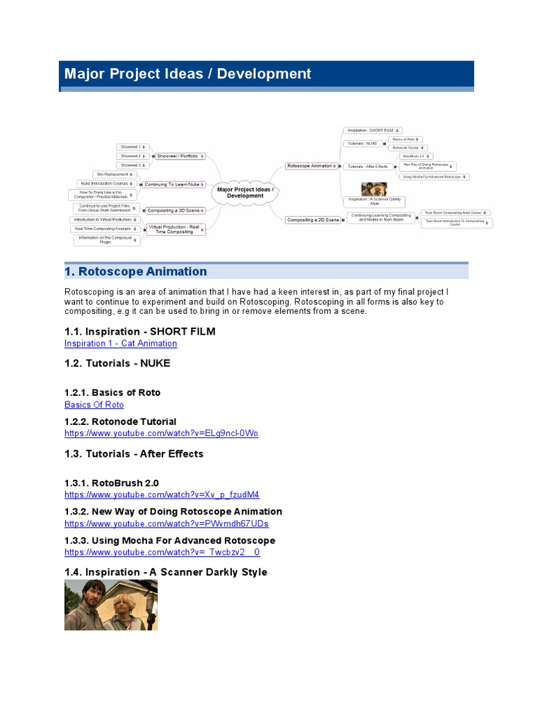 Major Project Ideas Development 4 | PDF