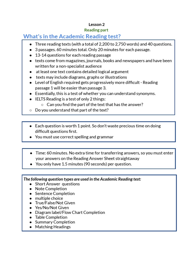 Lesson 2 - Reading Part (1st) | PDF | Autism Spectrum | Classroom