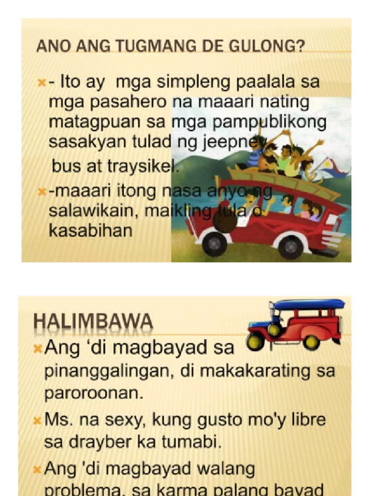 Tugmang de Gulong at Palaisipan | PDF