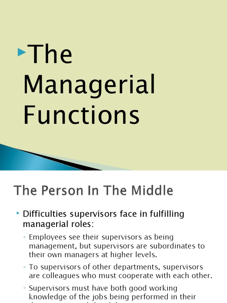 Managerial Skills and Functions Explained | PDF | Power (Social And ...