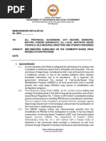 DM On CBDRP Guidelines v.2 | PDF | Substance Abuse | Substance Dependence