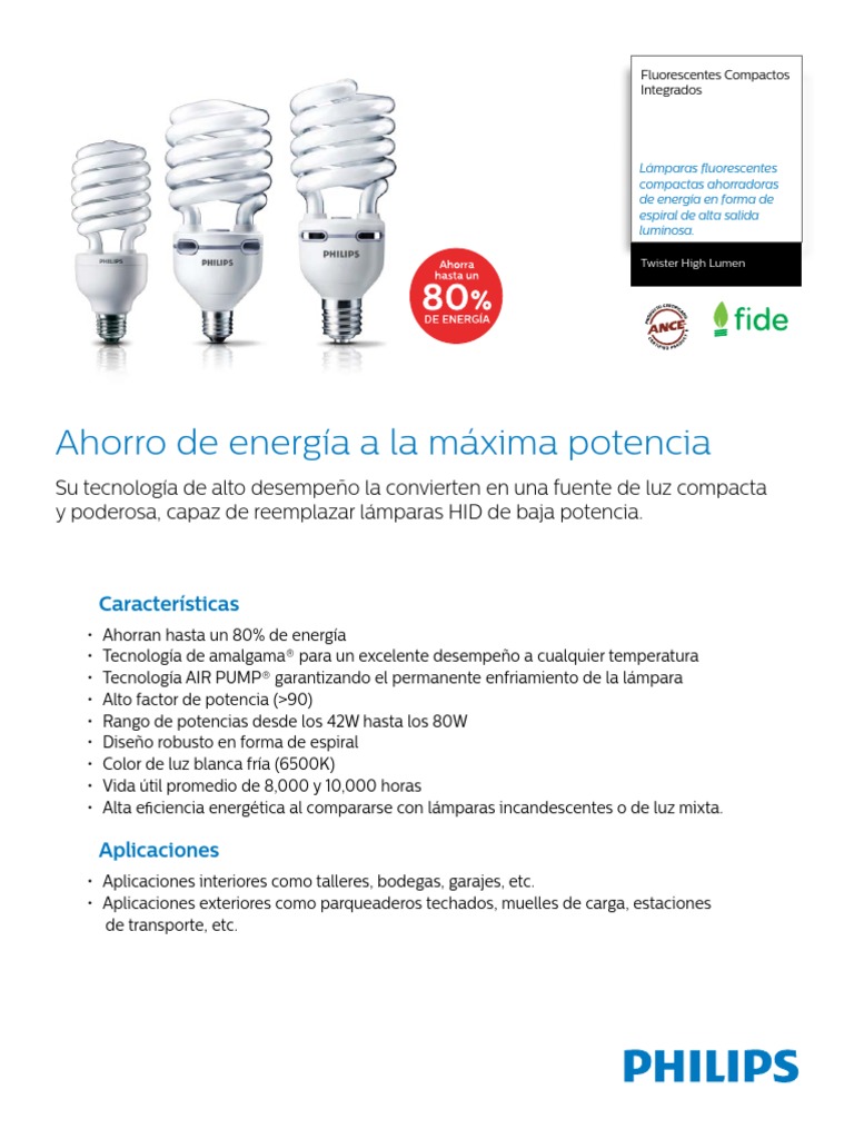 MX-ficha-t-cnica-twister-high-lumen (Para Spot en Probadores) | PDF | Encendiendo | Ligero