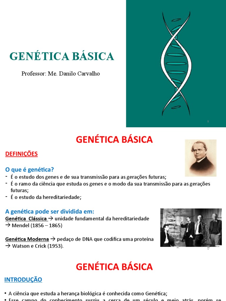 Princípios da Genética Moderna | PDF