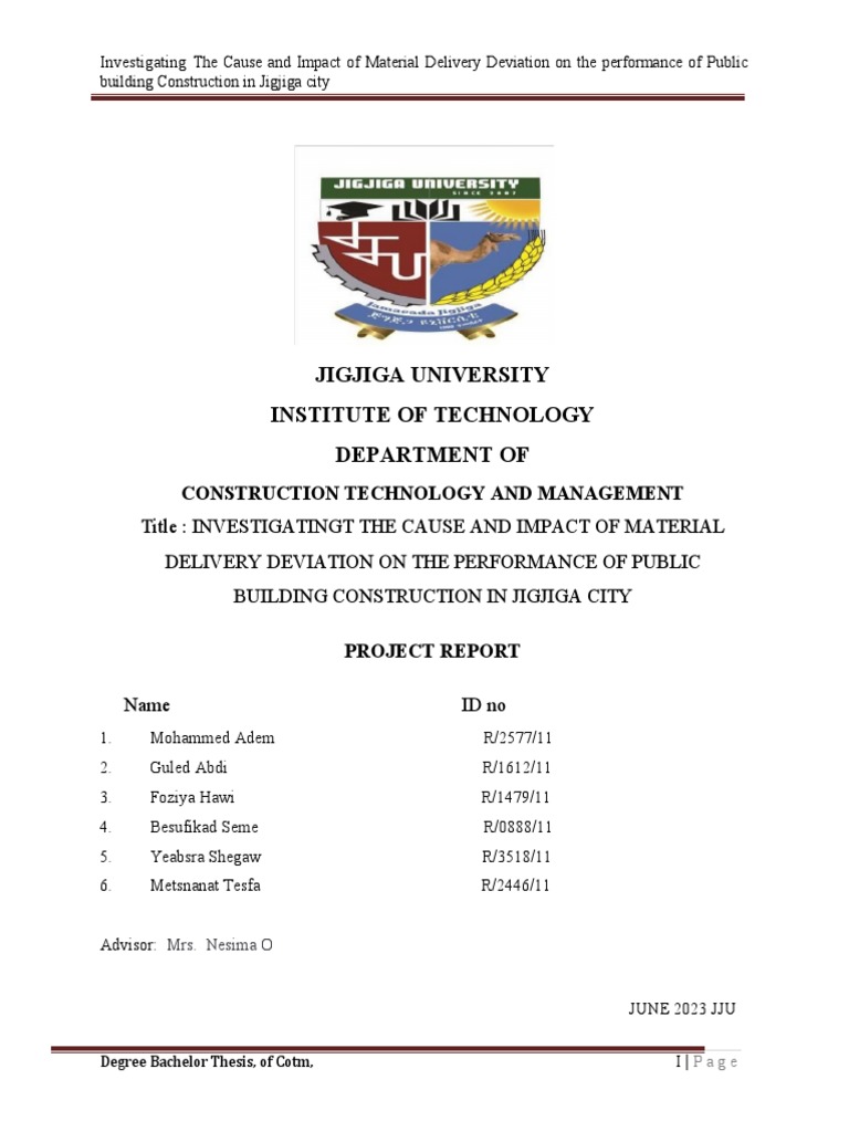 Final Report | PDF | Supply Chain | Supply Chain Management