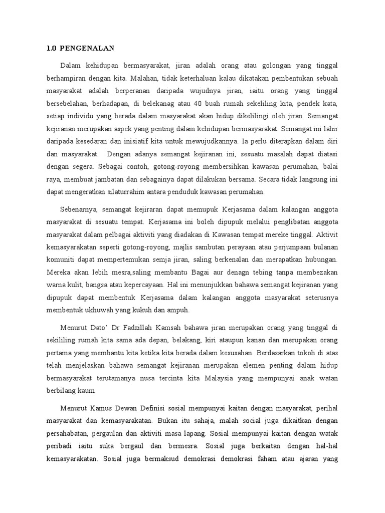 Kerja Kursus Pengajian Am | PDF