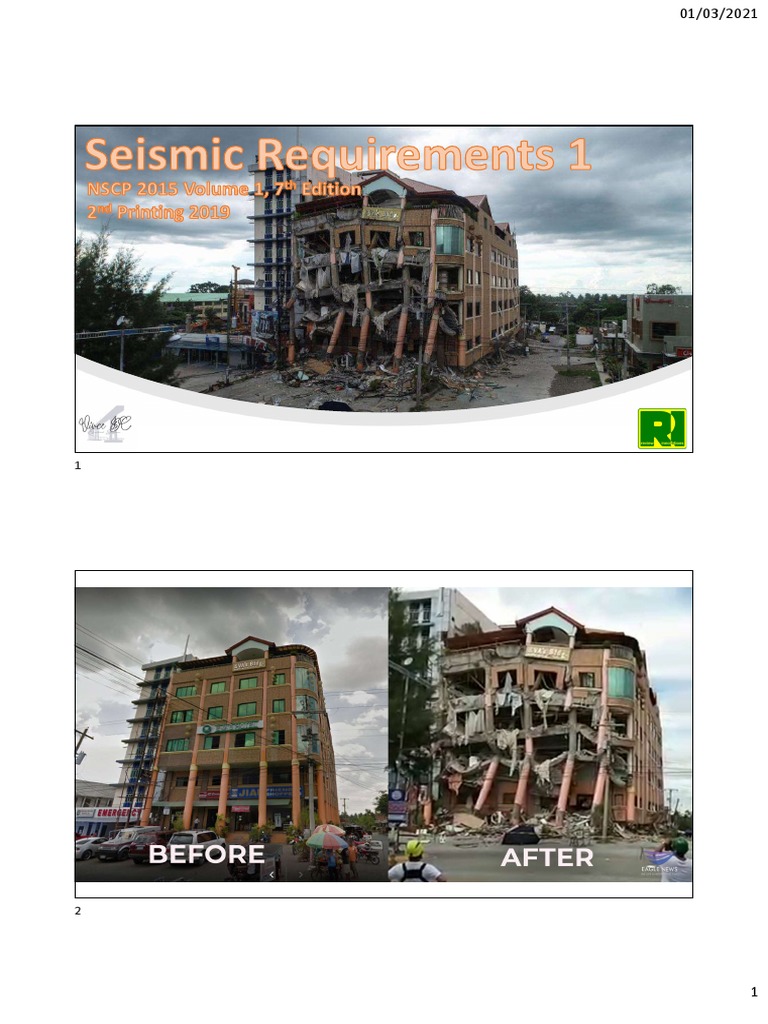 CE BOARD MAY 2021 Seismic Requirements Solution | PDF | Structural ...