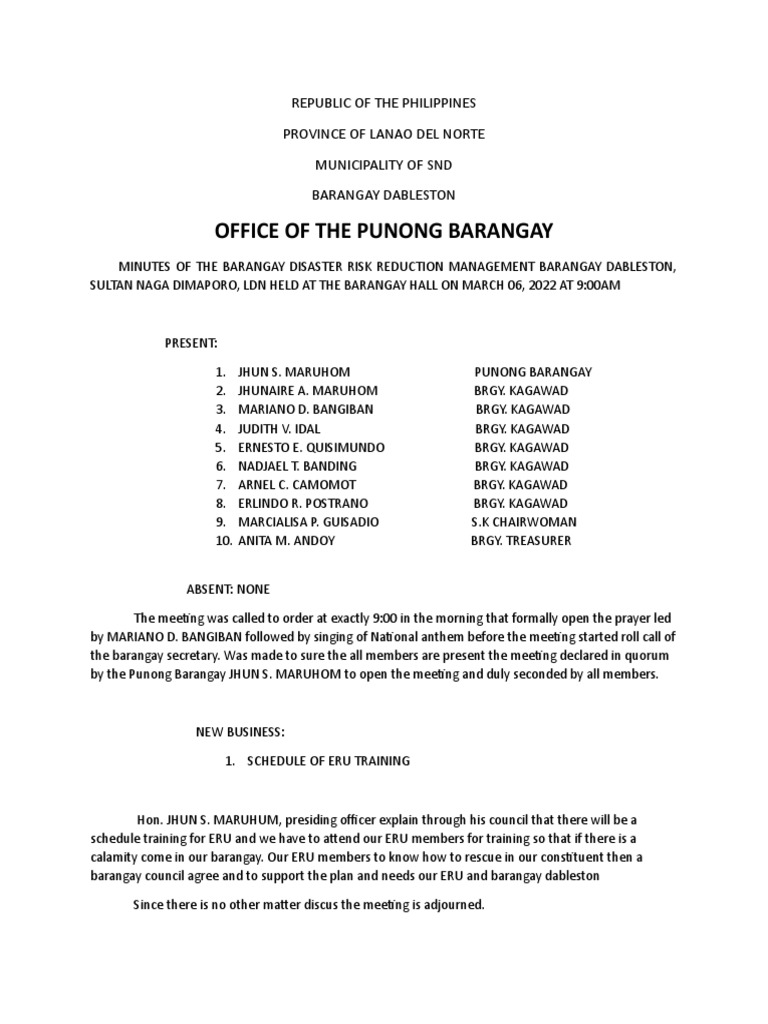 Lupon November 2022 | PDF