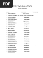 Minutes of Lupon Tagapamayapa | PDF