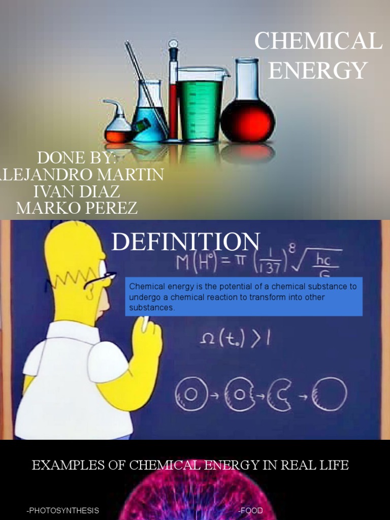 Understanding Chemical Energy Basics | PDF