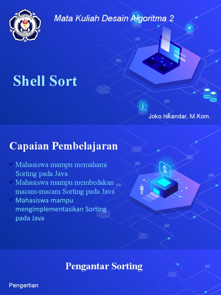 07 - Strategi Pengurutan (Shell Sort) | PDF