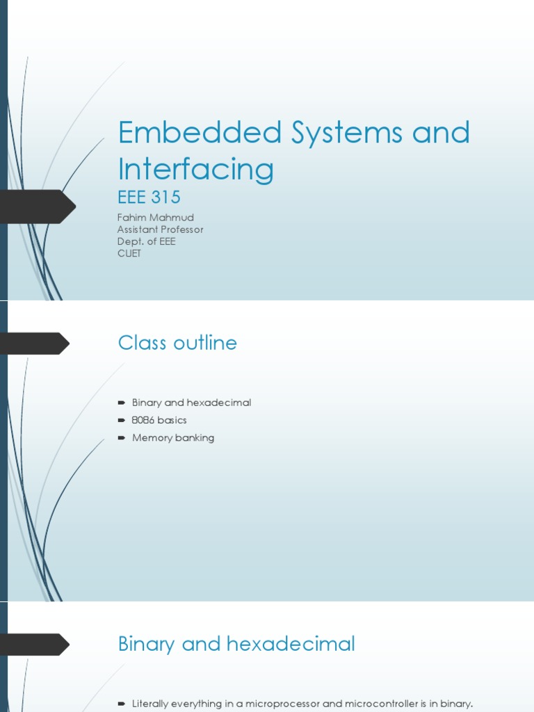 Slide-2 (8086 Basics and Memory Banking) | PDF