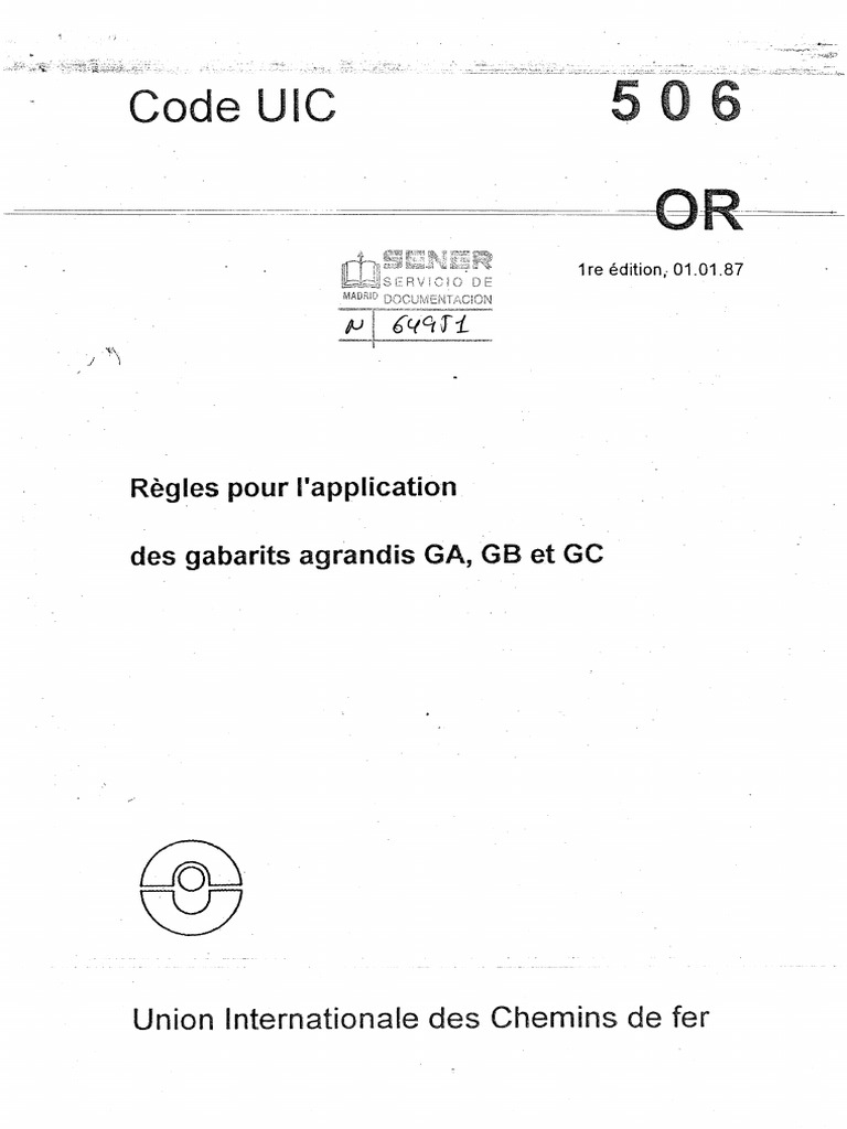 Uic 506 or | PDF