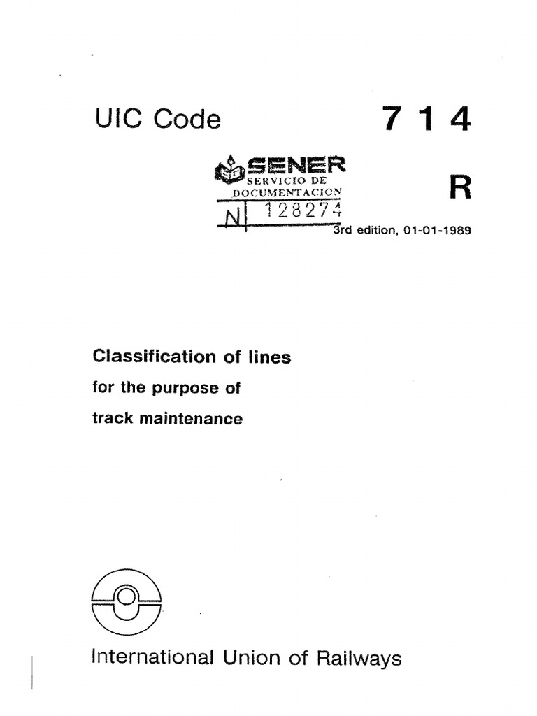 Uic 714 R | PDF