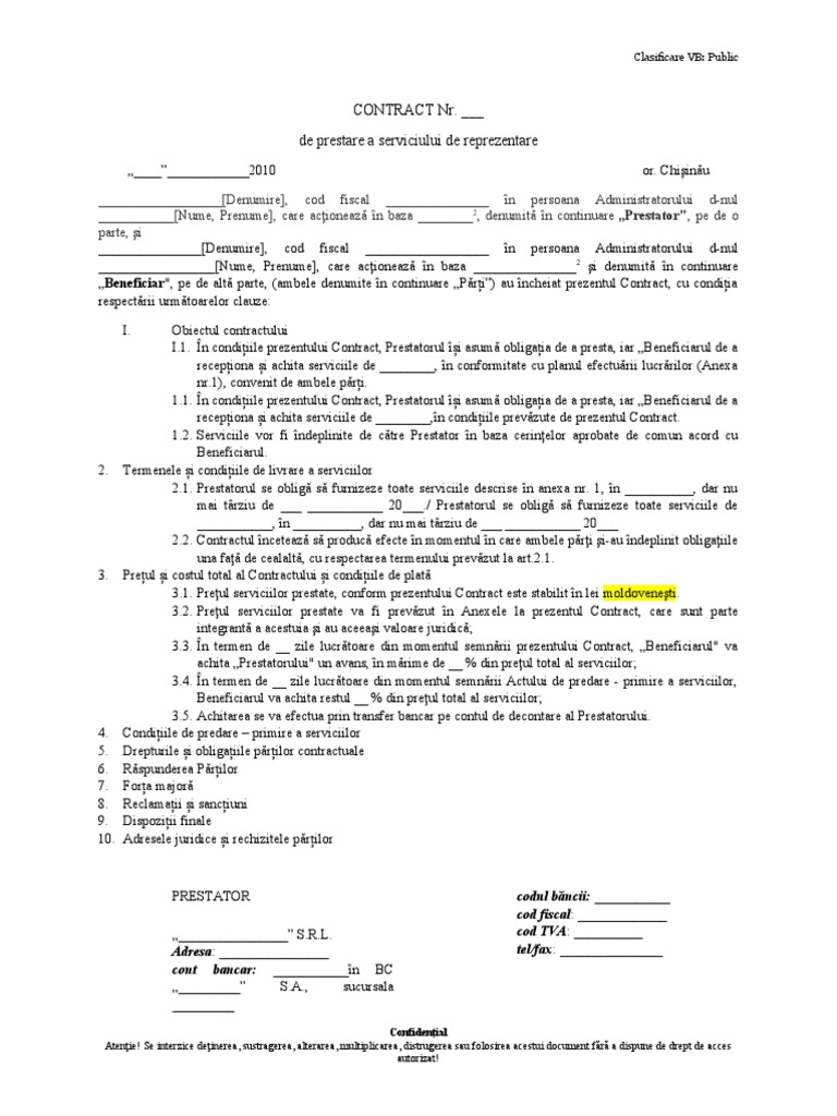 Contract (Draft) | PDF