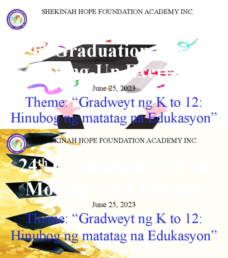 Layout Tarp For Graduation | PDF