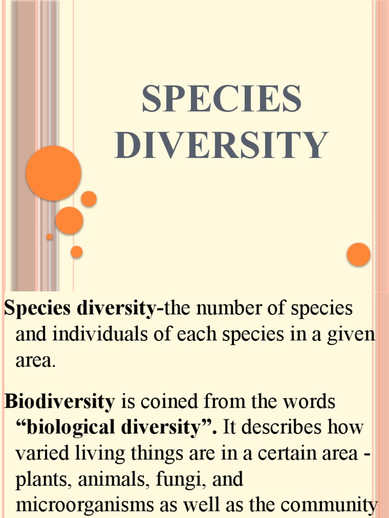 Species Diversity G8 Q4 W4 | PDF