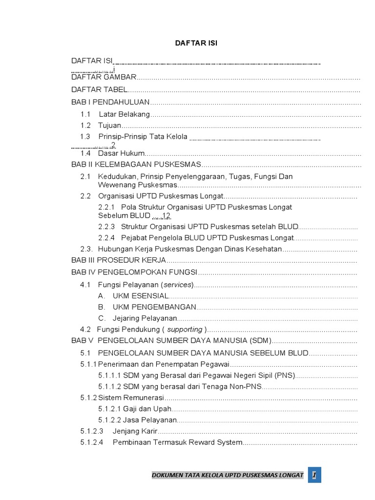 Dok Tata Kelola Blud PKM Longat | PDF | Komputer