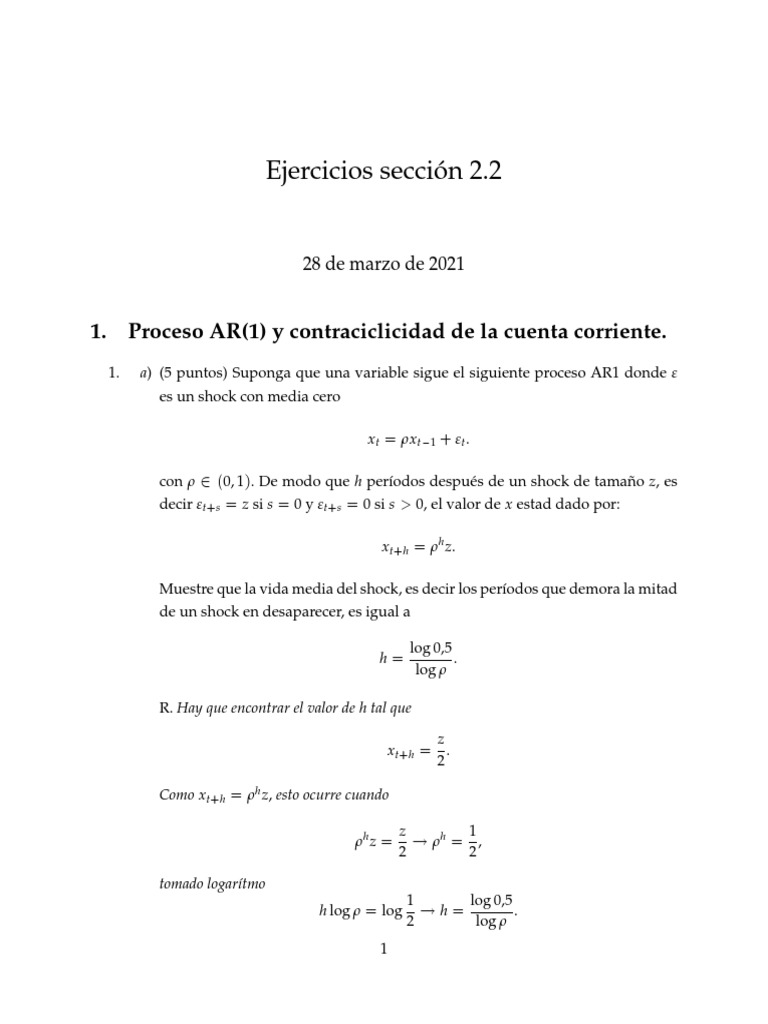Ejercicios Secc 2 | PDF | Comercio | Ciencias económicas