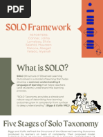SOLO Framework | PDF | Understanding | Concept