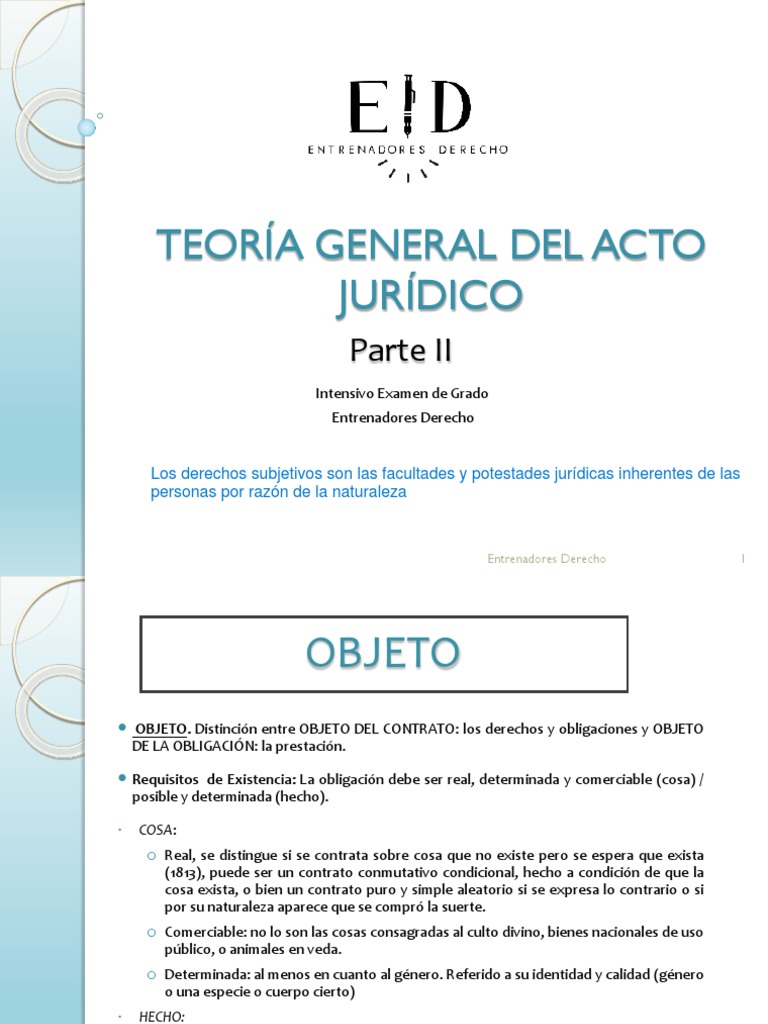 Acto Jurídico II (Desde Objeto Hasta Ineficacia) - ED | PDF | Nulo (ley) | Donación