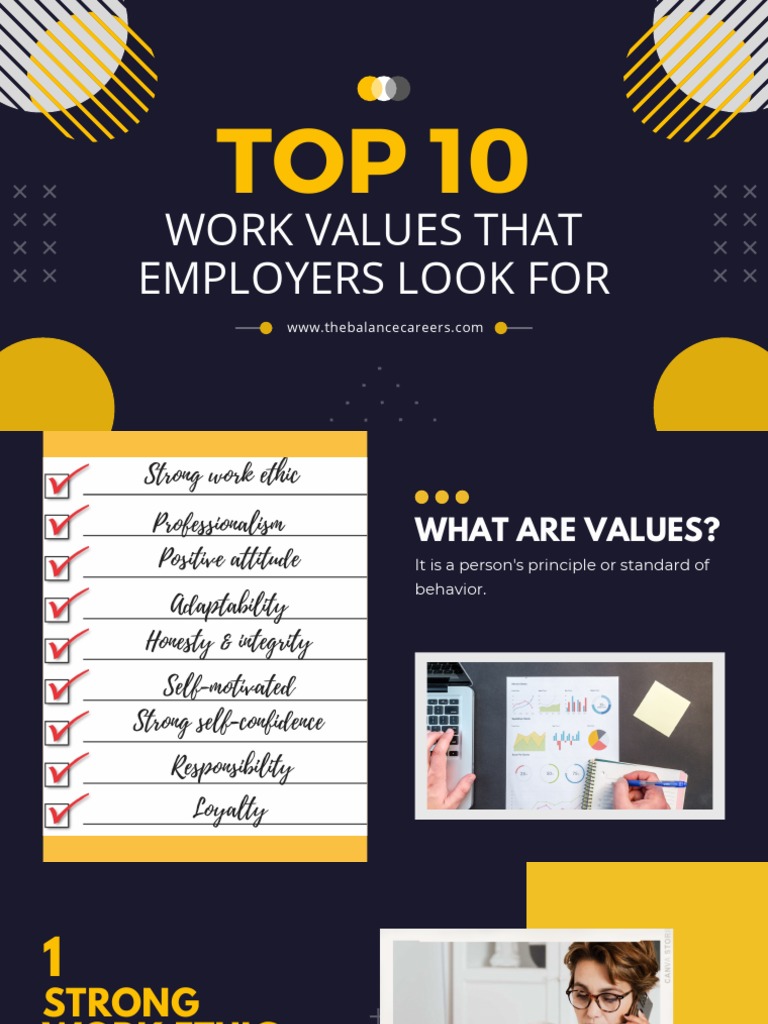 Top 10 Work Values | PDF