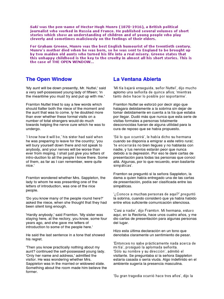 The Open Window | PDF