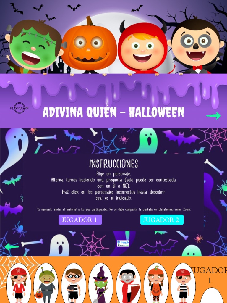 Adivina Quien - Halloween | PDF