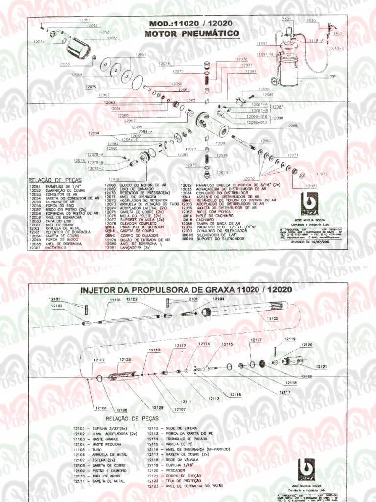 Propulsora 11020 - 12020 - Bozza | PDF