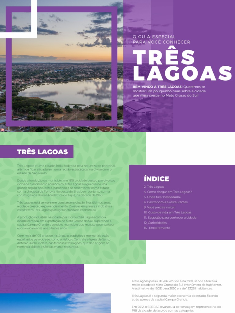 E Book Conheca Tres Lagoas 2021 JN | PDF