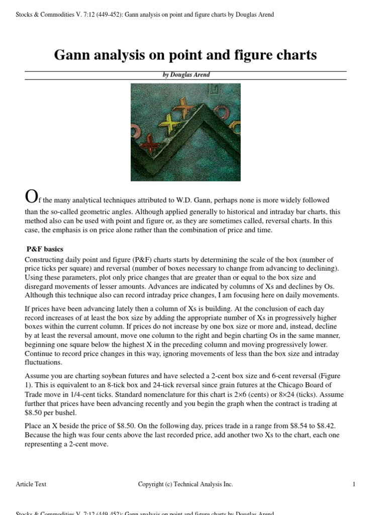Arend, Douglas - Gann Analysis On Point and Figure Charts | PDF ...