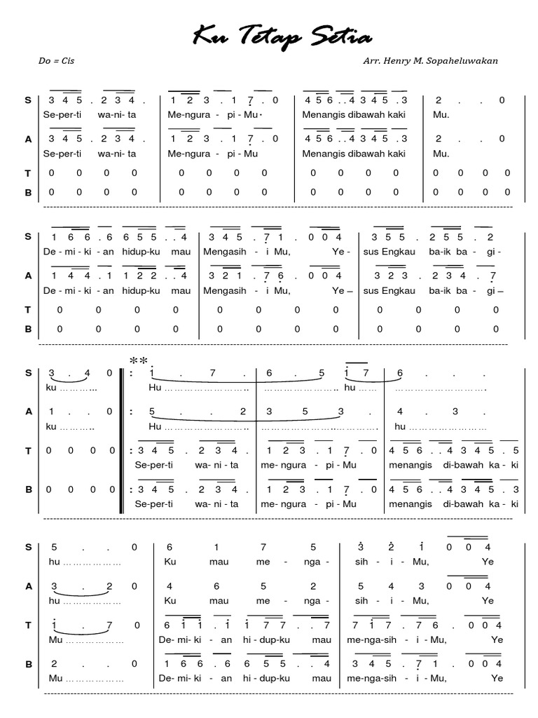 Ku Tetap Setia | PDF