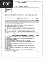 Belbin Team Roles Questionnaire | PDF | Thought | Behavioural Sciences